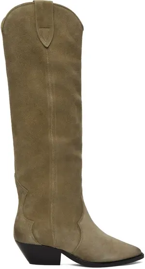 Isabel Marant Étoile Denvee Pointed-toe Knee-high Boots