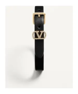 Valentino Garavani Vlogo Embellished Bracelet