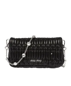 Miu Miu Crystal Nappa Leather Mini-bag