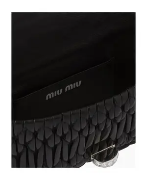 Miu Miu Crystal Nappa Leather Mini-bag