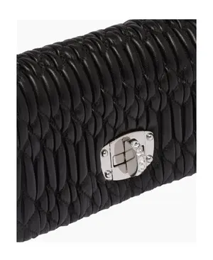 Miu Miu Crystal Nappa Leather Mini-bag