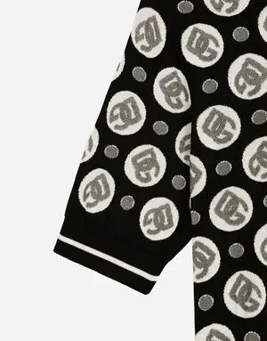 Dolce & Gabbana Logo-print Silk Polo Shirt