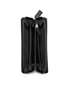 Gucci Zip Around Wallet With Horsebit - Black