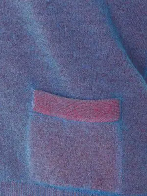 MAISON MARGIELA V-neck Knit Sweater With Patch Pockets