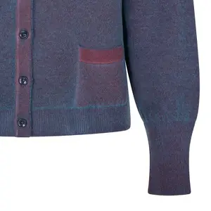 MAISON MARGIELA V-neck Knit Sweater With Patch Pockets