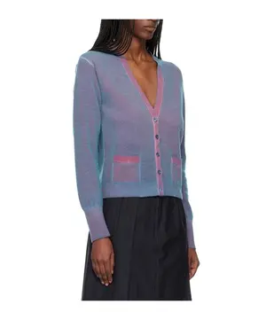 MAISON MARGIELA V-neck Knit Sweater With Patch Pockets
