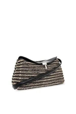 TOTEME T-lock Woven Shoulder Bag
