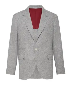 Brunello Cucinelli Three-button Blazer - Gray