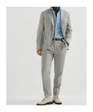 Brunello Cucinelli Three-button Blazer - Gray