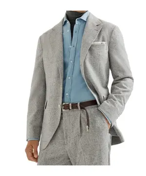 Brunello Cucinelli Three-button Blazer - Gray