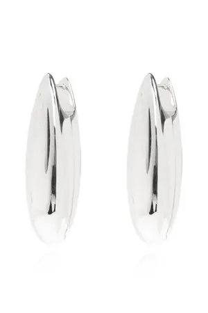 Bottega Veneta Large Ellipse Hoop Earrings