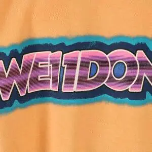 We11Done Logo Detail Pullover - Orange