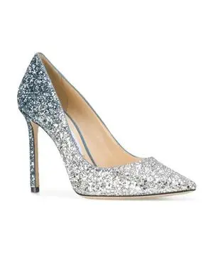JIMMY CHOO Romy Glitter High Heels - Multicolor