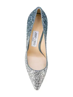JIMMY CHOO Romy Glitter High Heels - Multicolor