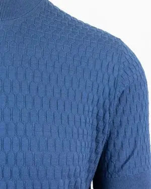 PAOLO PECORA Short Sleeve Knit Sweater