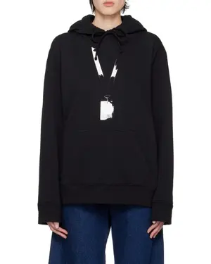 MAISON MARGIELA Printed Logo Hoodie