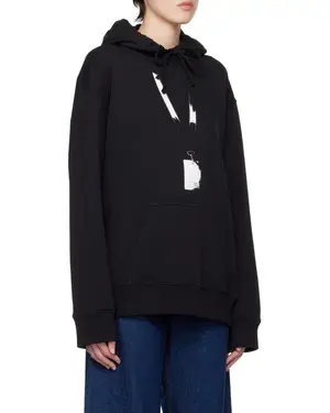 MAISON MARGIELA Printed Logo Hoodie
