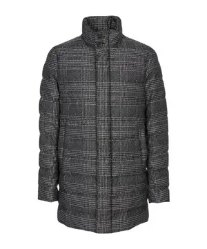 Herno Long-sleeved Down Jacket With Stand Collar