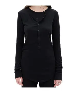 Ann Demeulemeester Curved Hem