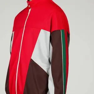Gucci Web Striped Detail Zipped Sweatshirt