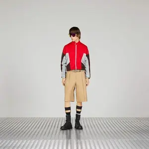 Gucci Web Striped Detail Zipped Sweatshirt
