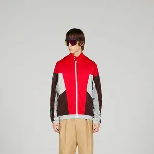 Gucci Web Striped Detail Zipped Sweatshirt