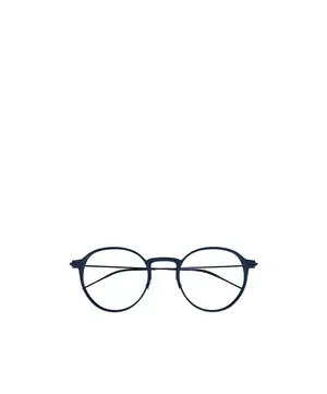 Montblanc Eyewear Round Frame Glasses - Blue