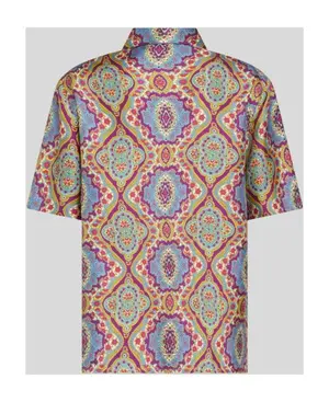 Etro Short-sleeved Printed Shirt