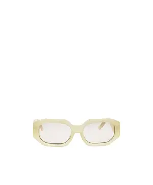 Attico Square Frame Sunglasses - Yellow