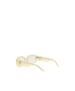 Attico Square Frame Sunglasses - Yellow