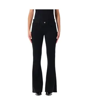 Junya Watanabe Low Waist Flare Pants - Black