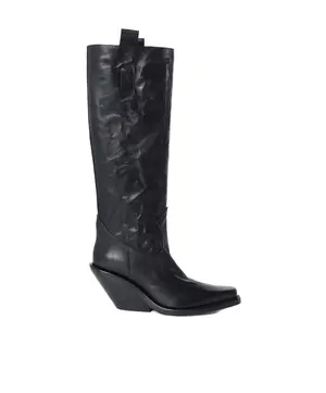 ANN DEMEULEMEESTER Lidar Calf-leather Cowboy Boots
