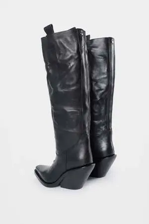 ANN DEMEULEMEESTER Lidar Calf-leather Cowboy Boots