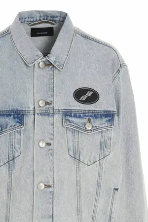 We11Done Logo Patch Denim Jacket
