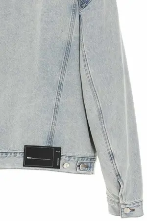 We11Done Logo Patch Denim Jacket