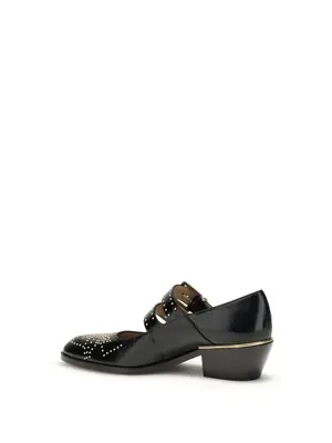 Chloé Susanna Buckled Pumps - Black