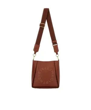 Stella McCartney Mini Studded Logo Crossbody Bag