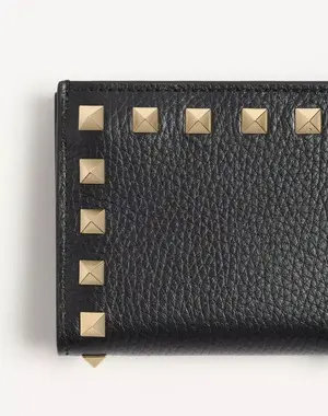 Valentino Garavani Rockstud Bi-fold Wallet - Black