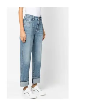 Brunello Cucinelli High-rise Straight-leg Jeans