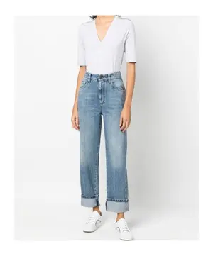 Brunello Cucinelli High-rise Straight-leg Jeans