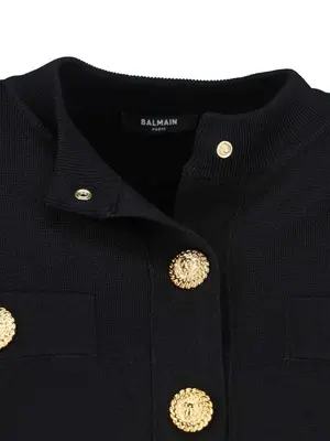 Balmain Button-embellished Cardigan - Black
