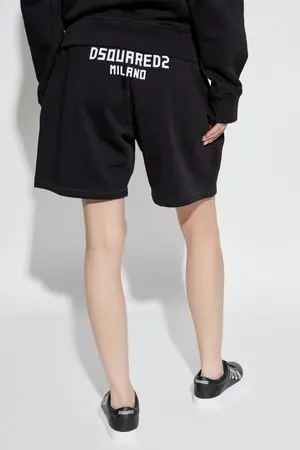 Dsquared2 Logo Detailed Drawstring Shorts