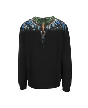 MARCELO BURLON COUNTY OF MILAN Wing Print Crewneck Sweater