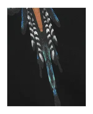 MARCELO BURLON COUNTY OF MILAN Wing Print Crewneck Sweater