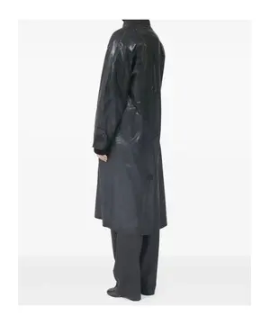 MAISON MARGIELA Long Sleeve Coated Trench Coat