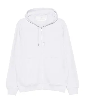 Brunello Cucinelli Cotton Zip-up Hoodie - White