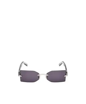 Gcds Rimless Geometric Sunglasses - Gray