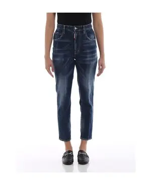 Dsquared2 High-waisted Cropped Twiggy Jeans