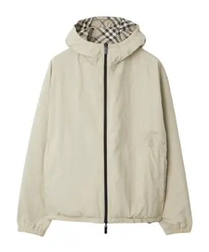 Burberry Equestrian Knight Check Hooded Jacket