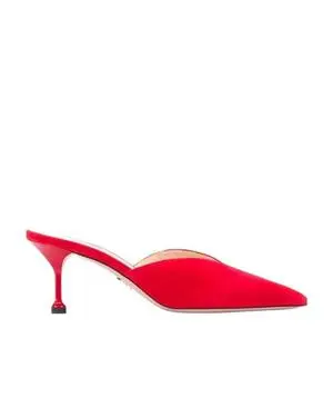 Prada Logo Muller High Heel Pumps